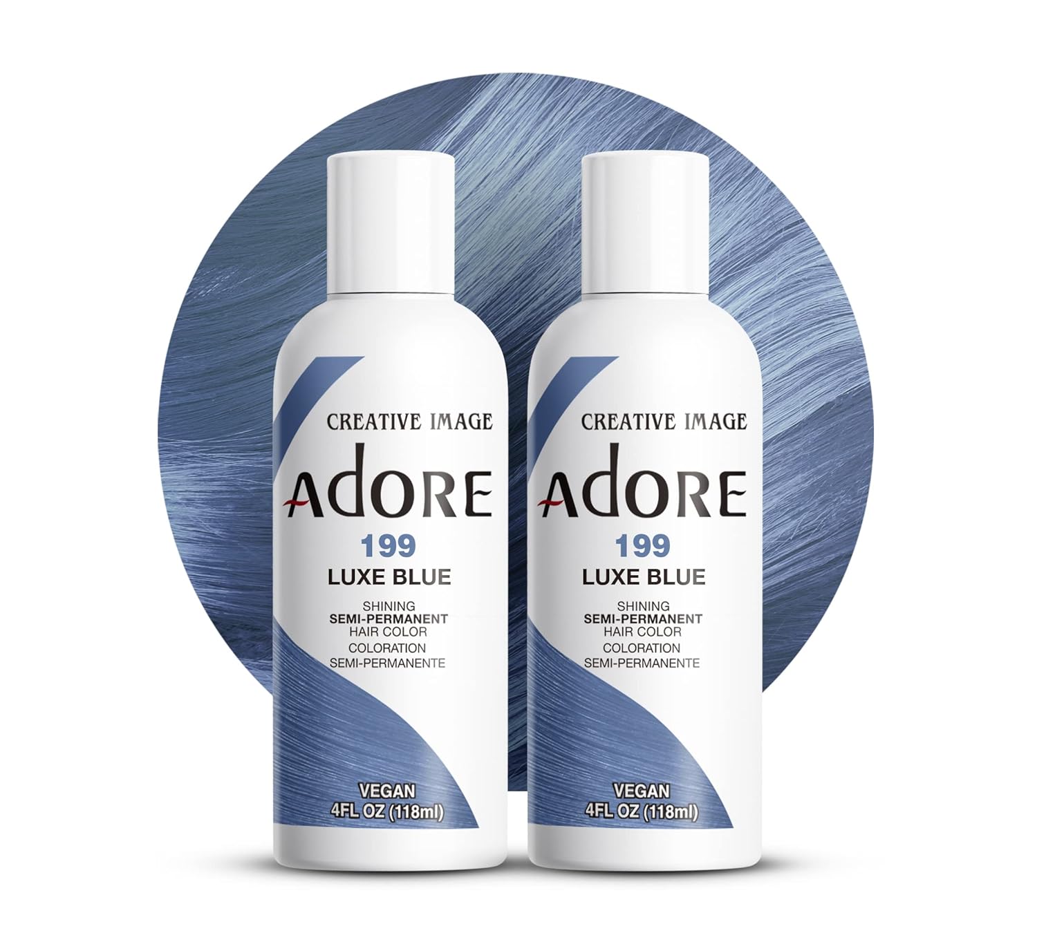 Amazon.com : Adore Semi Permanent Hair Color (199 Luxe Blue) | Vegan ...