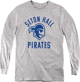 Amazon.com: Seton Hall University Official One Color Pirates Youth Long ...