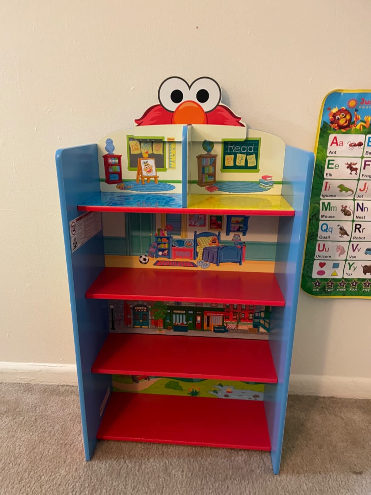 $8/mo - Finance Delta Children Wooden Playhouse 4-Shelf Bookcase for ...