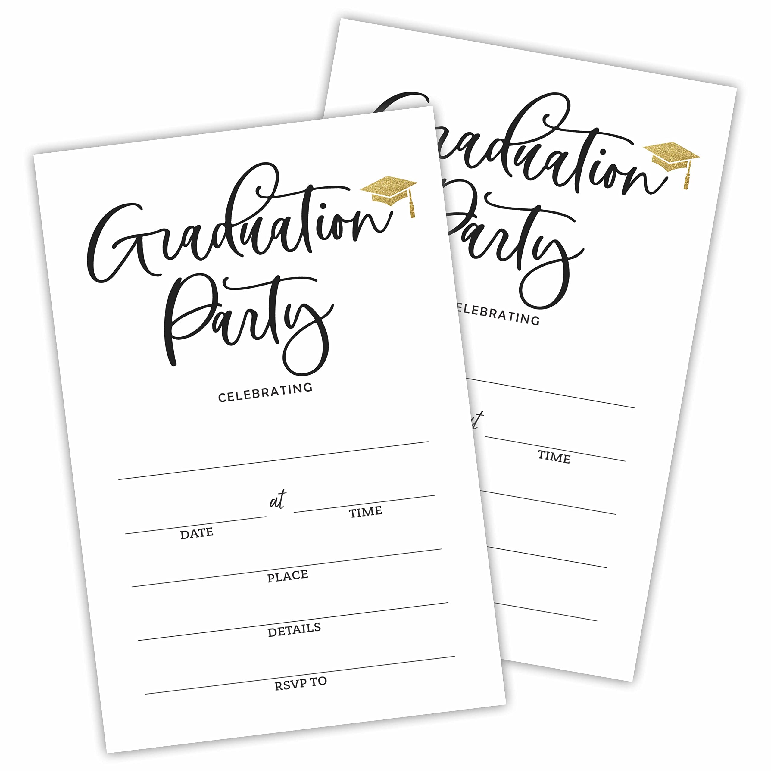 Printable Invitation Stationery For Graduations Graduation Party