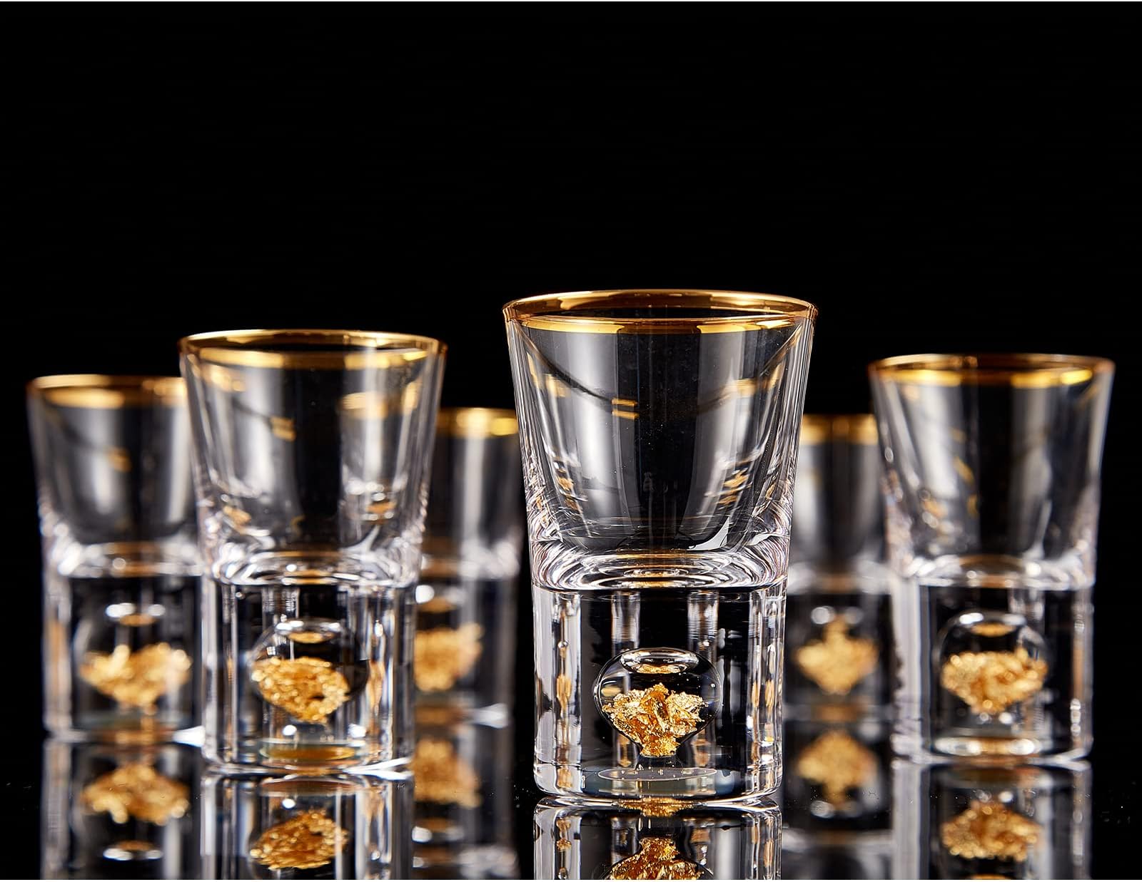 Amazon.com | Bormioli Rocco Sorgente Shot Glasses, Set of 6, Gift Boxed ...