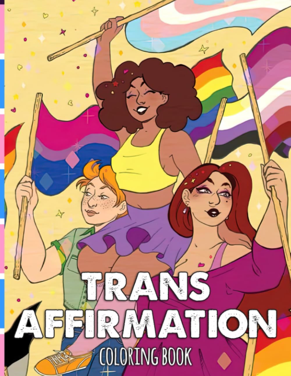Trans Affirmation Coloring Book: Embrace Affirmations of Trans ...