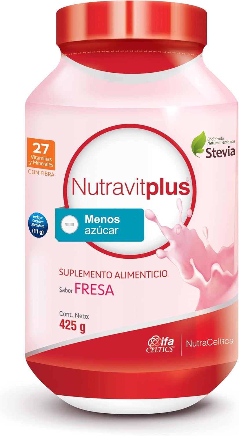 Nutravit plus (Stevia Sweetened Strawberry Flavor Supplement): Buy ...