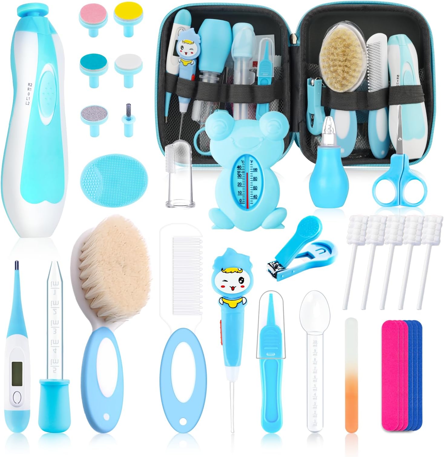 Amazon.com: Baby Healthcare and Grooming Kit for Newborn Kids, 38PCS ...