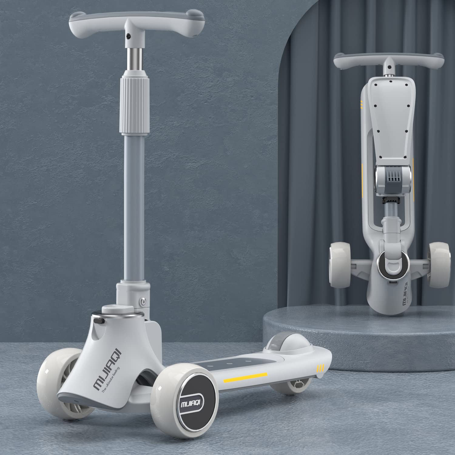 Scooter for Kids, Child Toddlers Toy, 3 Wheel Foldable Kick Scooters ...