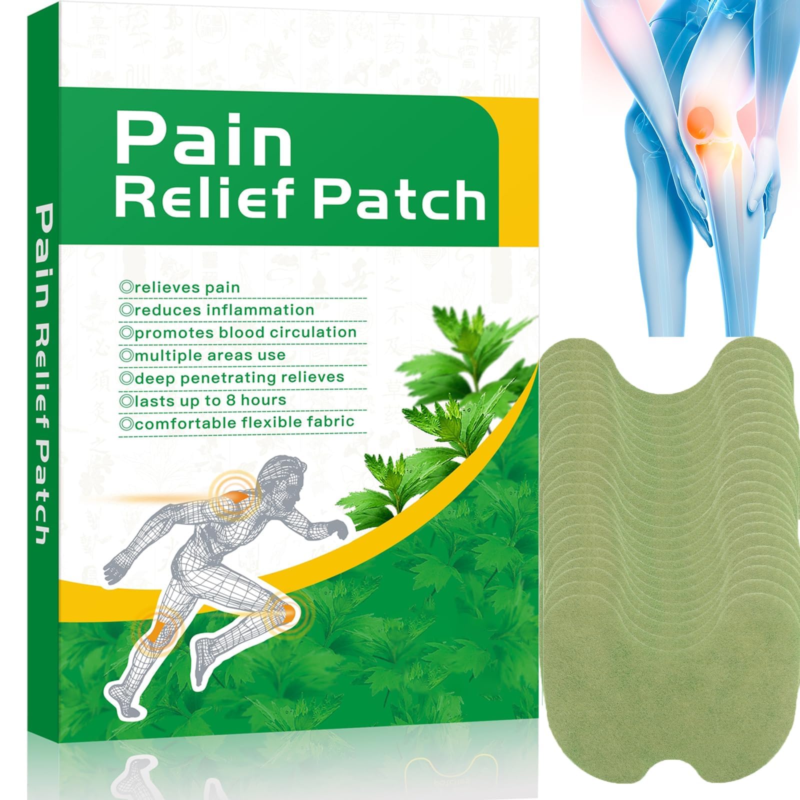Natural Knee Patch - Herbal Knee Improve Patches for Knees, Back ...
