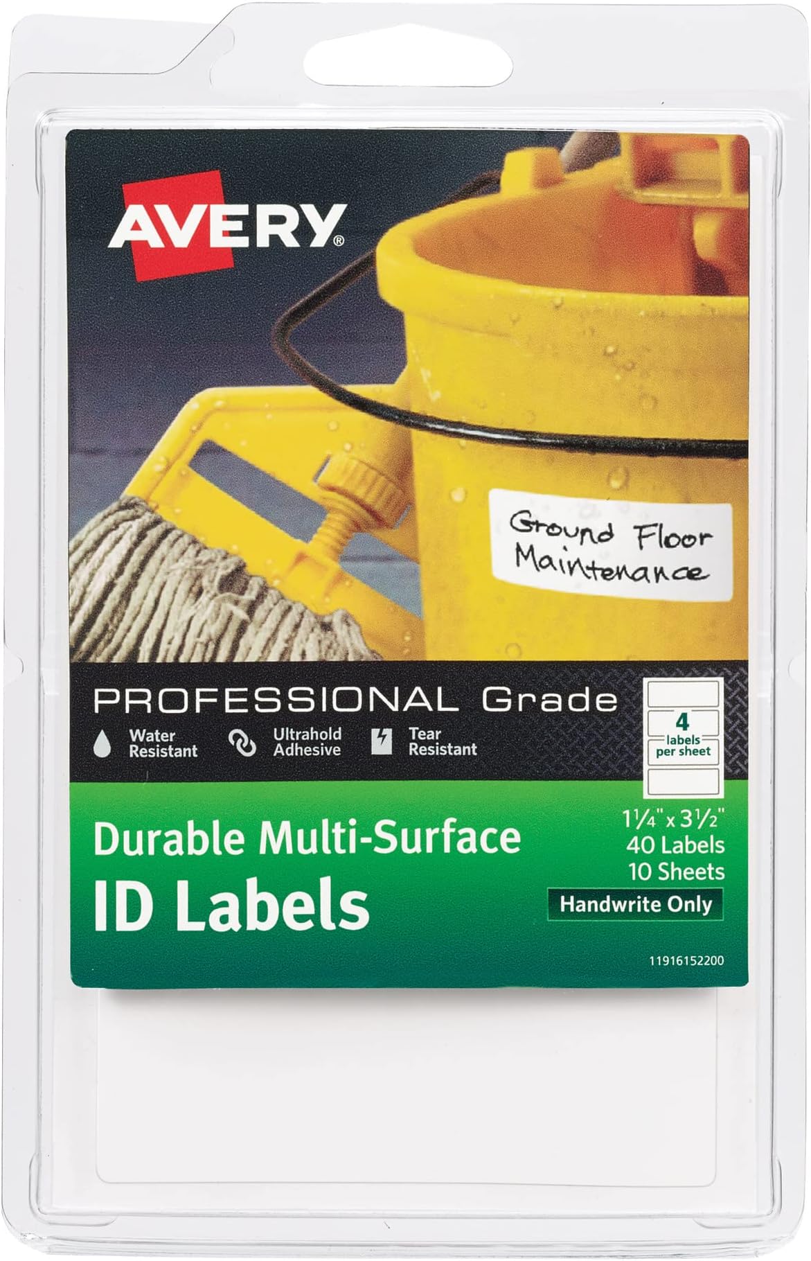Amazon.com : Avery L6011-20 Extra-Strong Adhesive Silver Heavy Duty ...