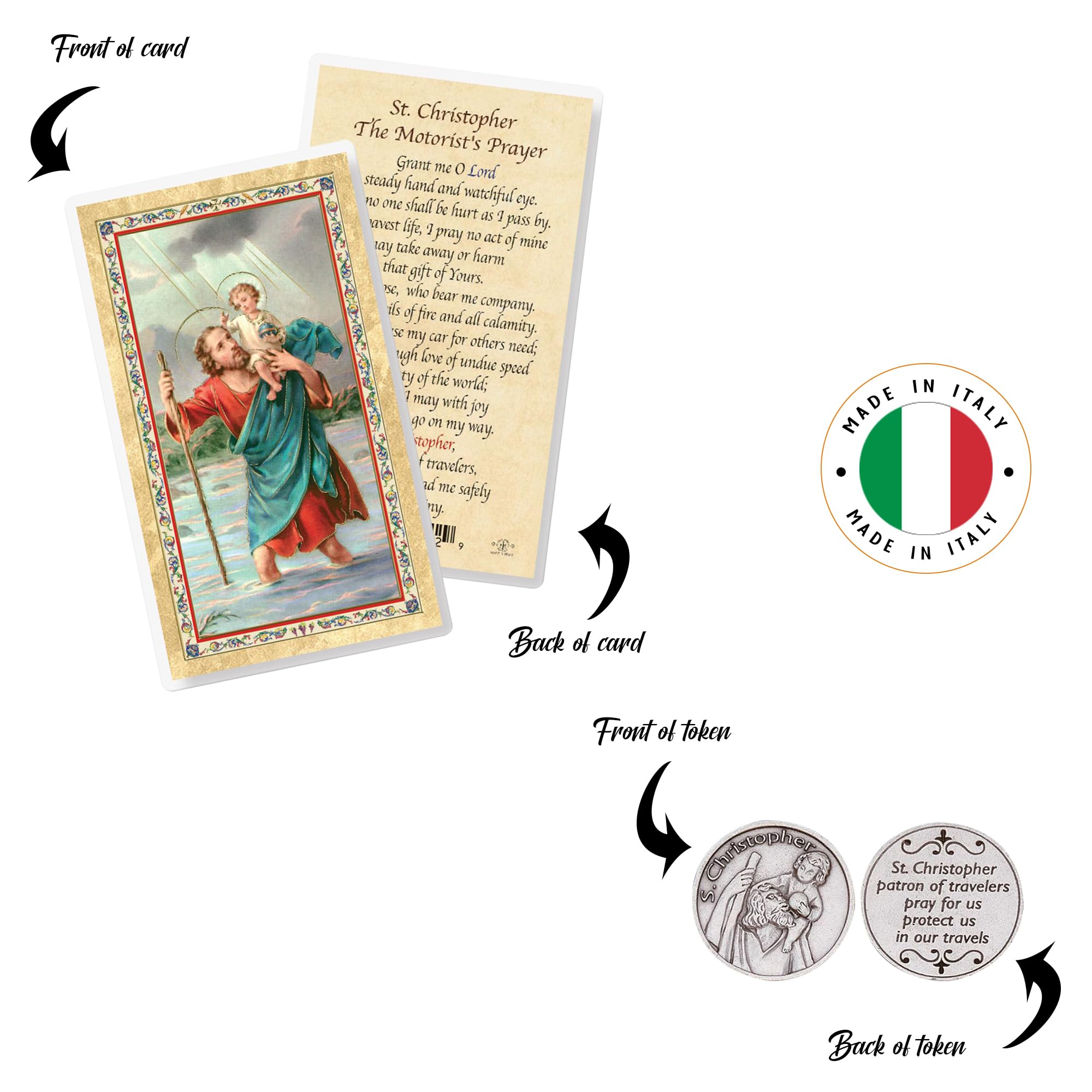 Snapklik.com : Saint Christopher Motorist Card - Saint Christopher ...