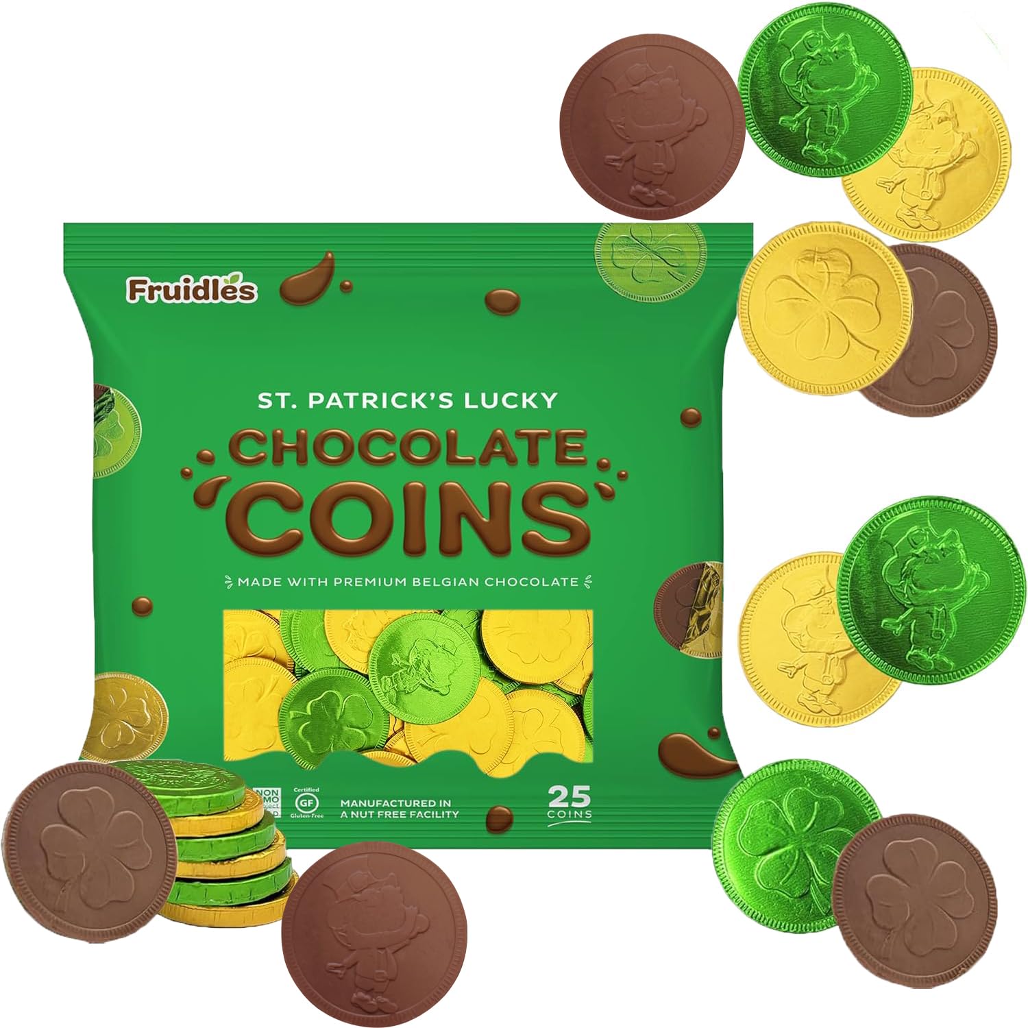 Snapklik.com : Saint Patricks Day 25 Shamrock Leprechaun Chocolate ...
