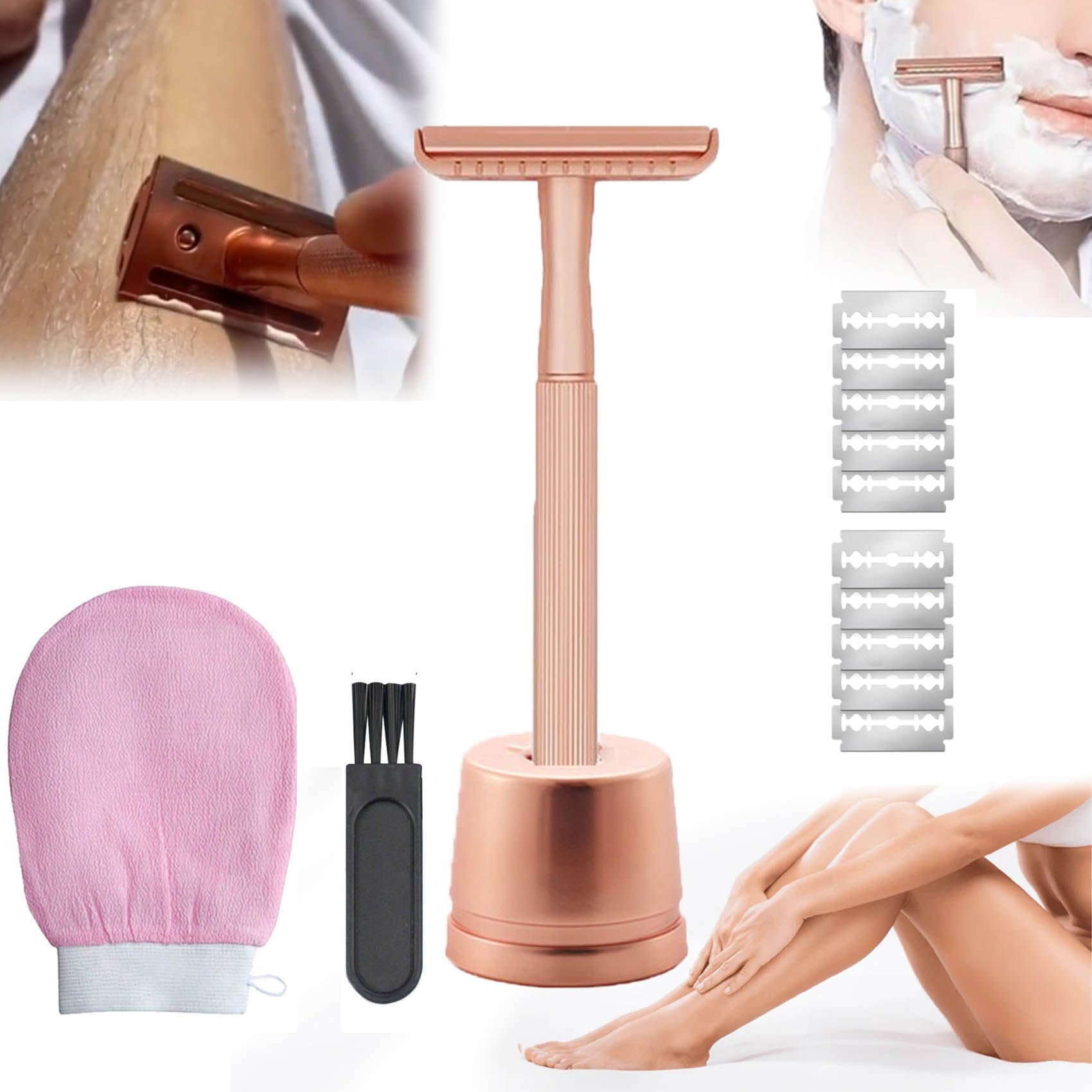 Amazon.com: Henson Shaving Razor - Aluminum Double Edge Safety Razor ...