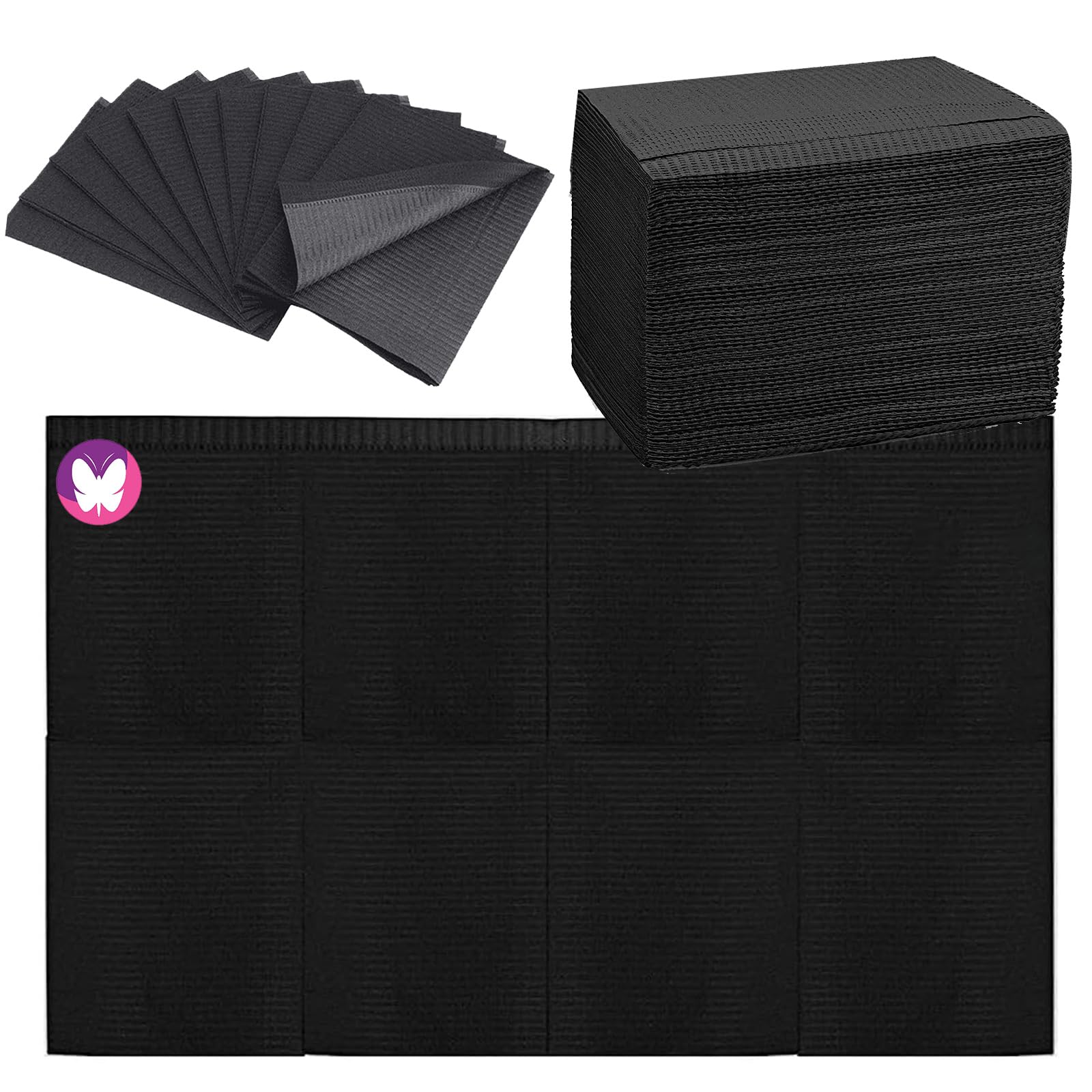 Amazon.com: GoLashFun Nail Table Mats Disposable Nail Art Paper Towels ...