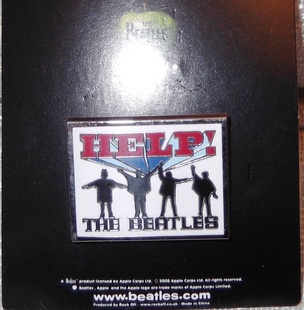 Amazon.com: The BEATLES HELP! Album Cover Graphic Enamel PIN/ Badge ...