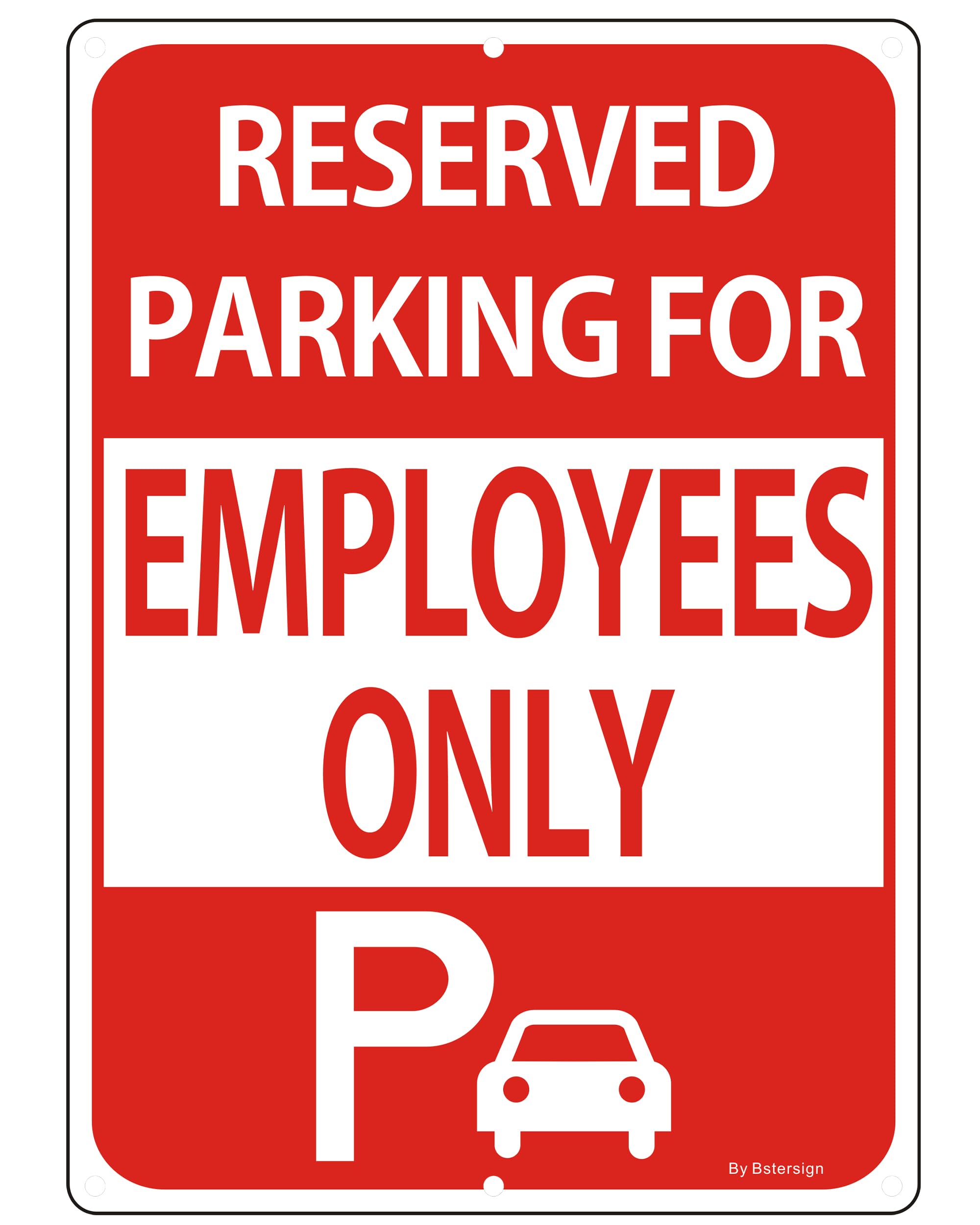 Amazon.com: "Employee Parking " Sign,10 x 14 x 0.04 Inches Metal,limate ...