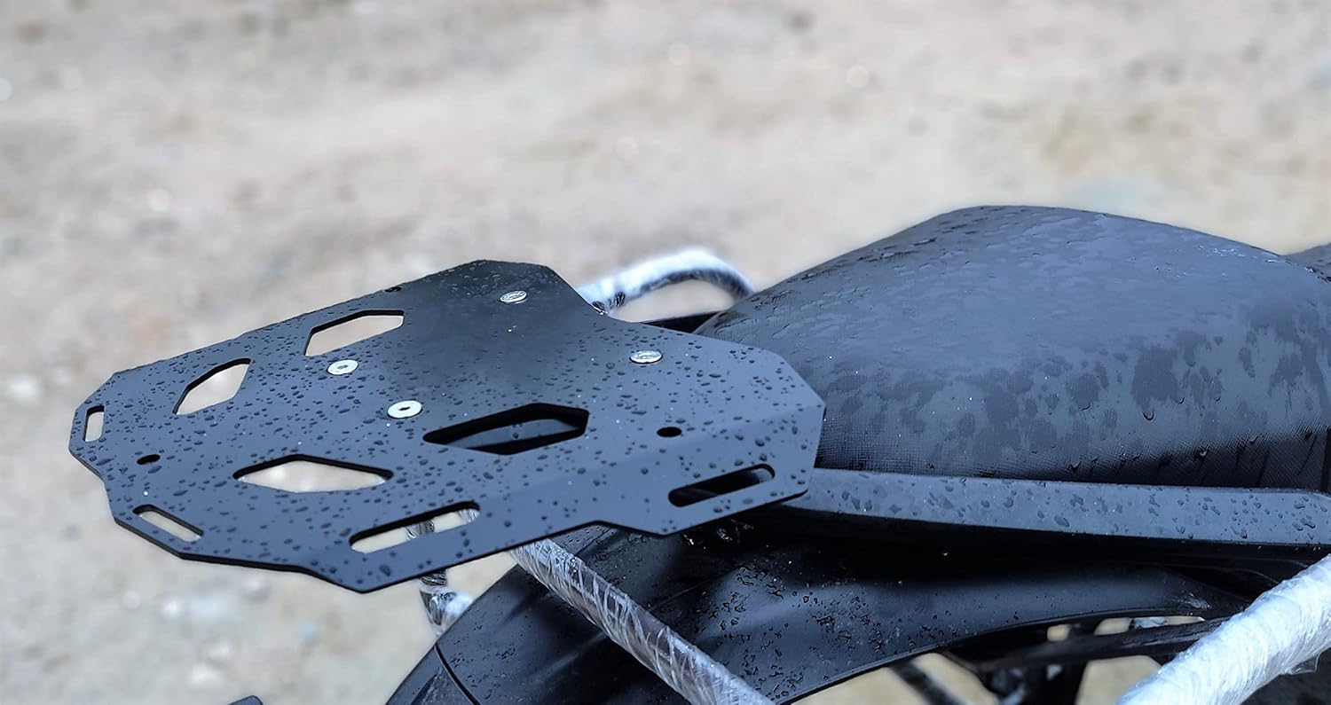 Auto Infinity Top Rack Plate Compatible with Yezdi Adventure (Black ...