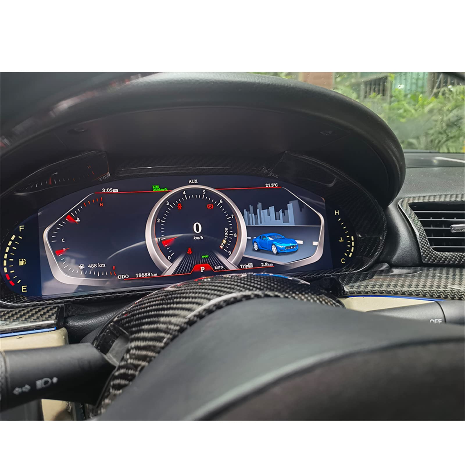 Zwnav Speed Dash Display Lcd Dashboard For Maserati Granturismo Gt ...