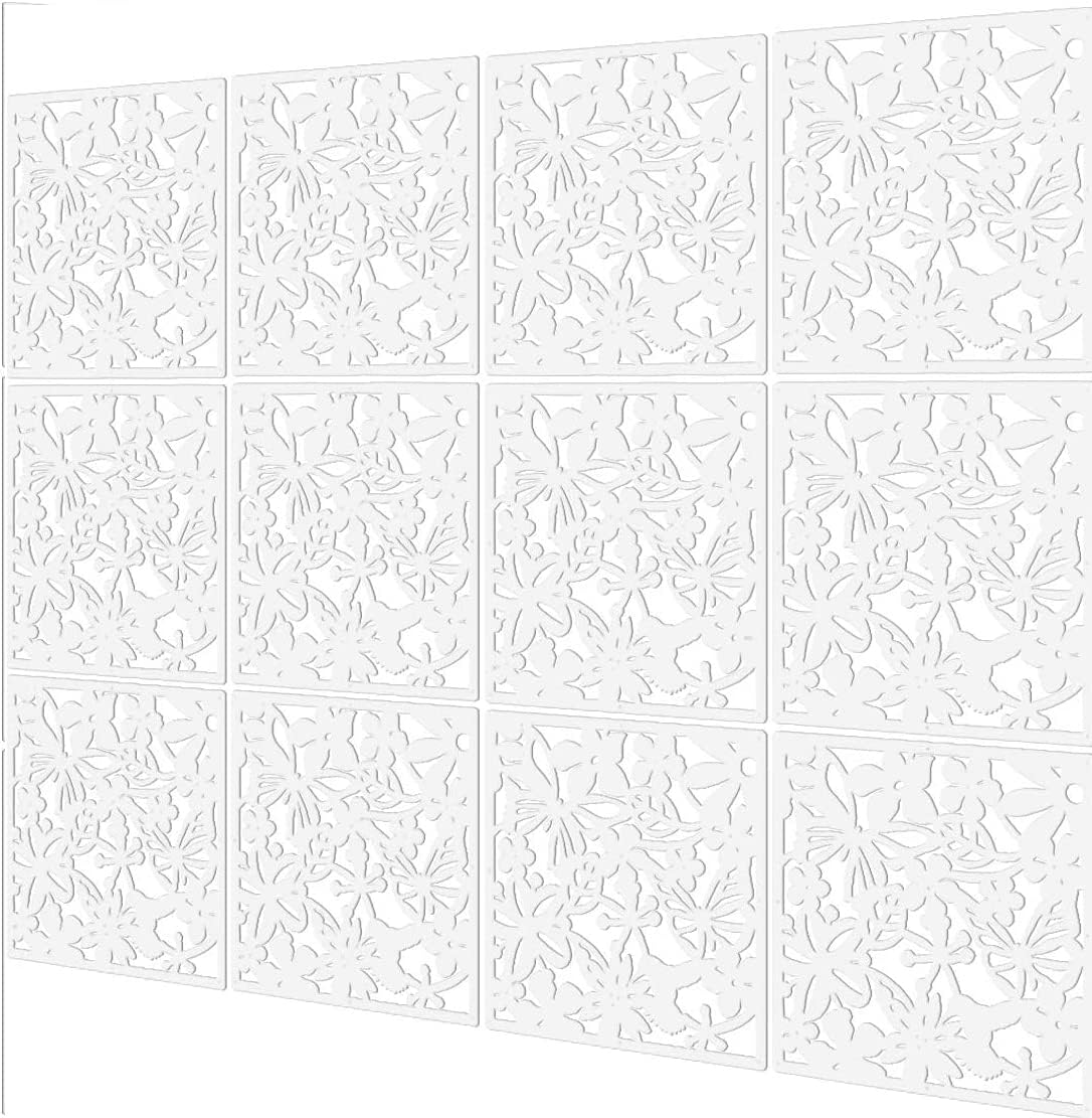 Y-Step 12Pcs Hanging Room Divider Screen Hanging Panel Screen for Home ...