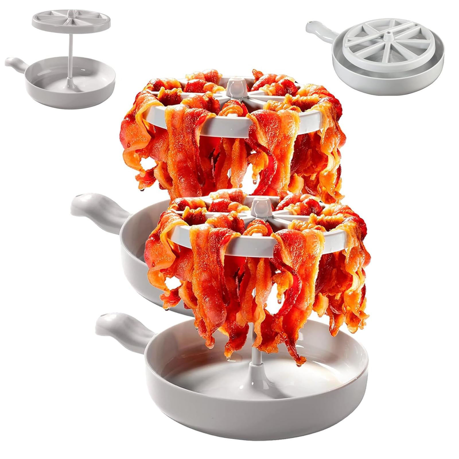 Amazon.com: Microwave Barbecue Grill, Mess Free Bacon Wizard, Microwave ...