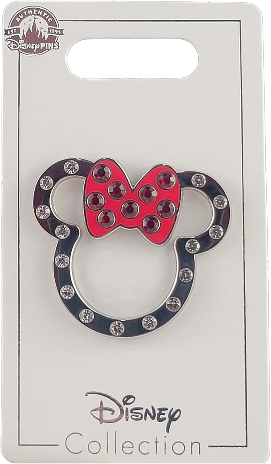 Amazon.com: Disney Pin - Minnie Mouse Icon - Jeweled Outline : Clothing ...