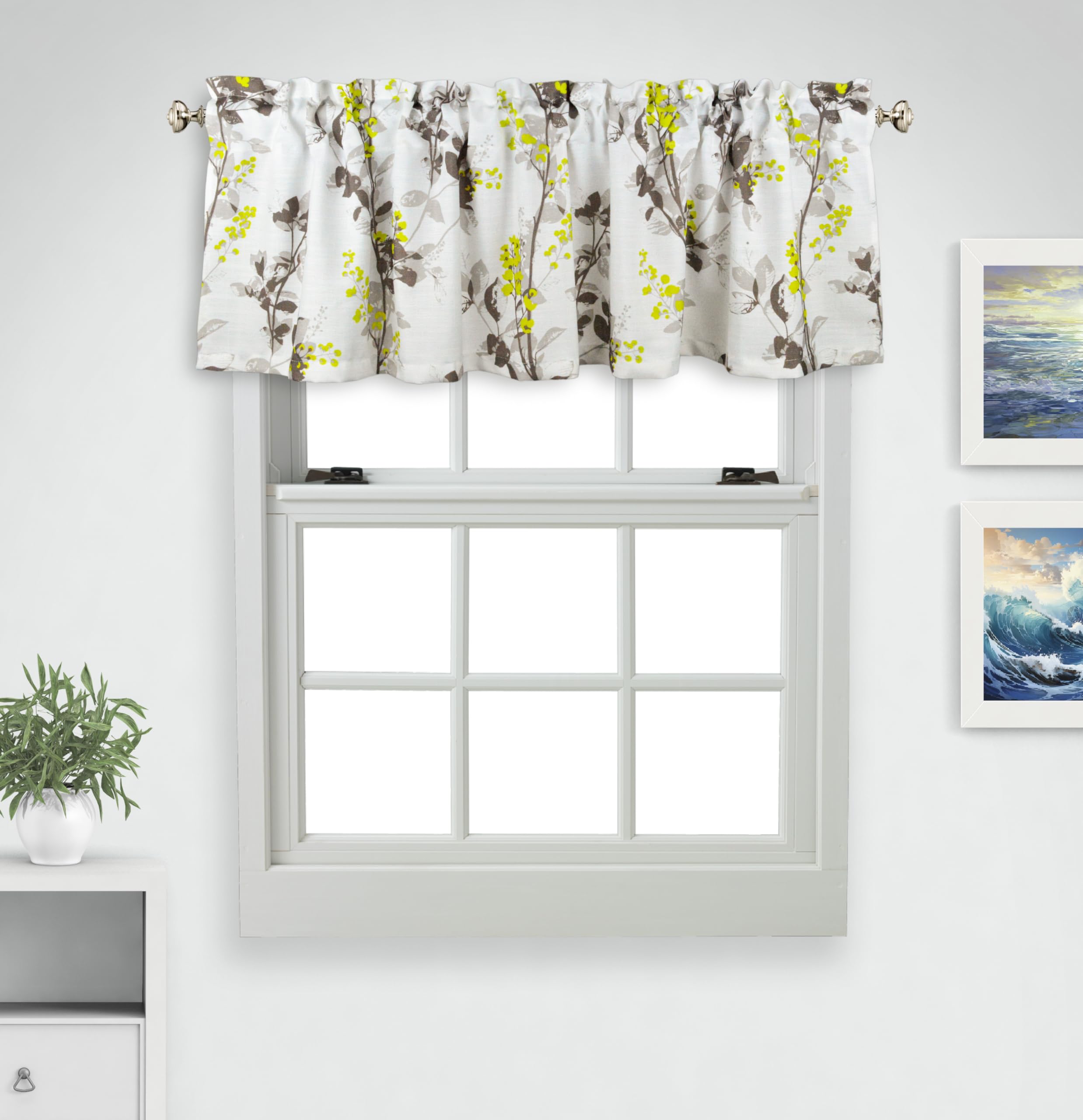 Amazon.com: Aiking Home Window Valances - 2-Panels Polyester Printed ...