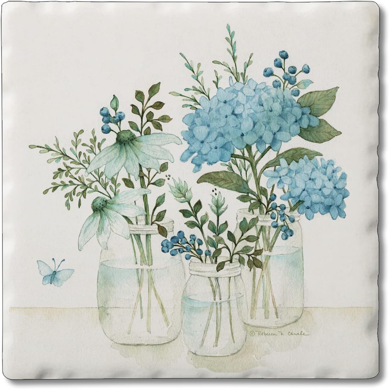 Amazon.com | Thirstystone Spring Meadow Bunnies Multi-Image Absorbent ...