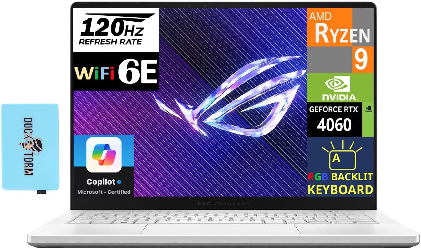Amazon.com: ASUS 2024 MUX ROG Zephyrus G14 14" OLED 120HZ 3K(2880 x ...