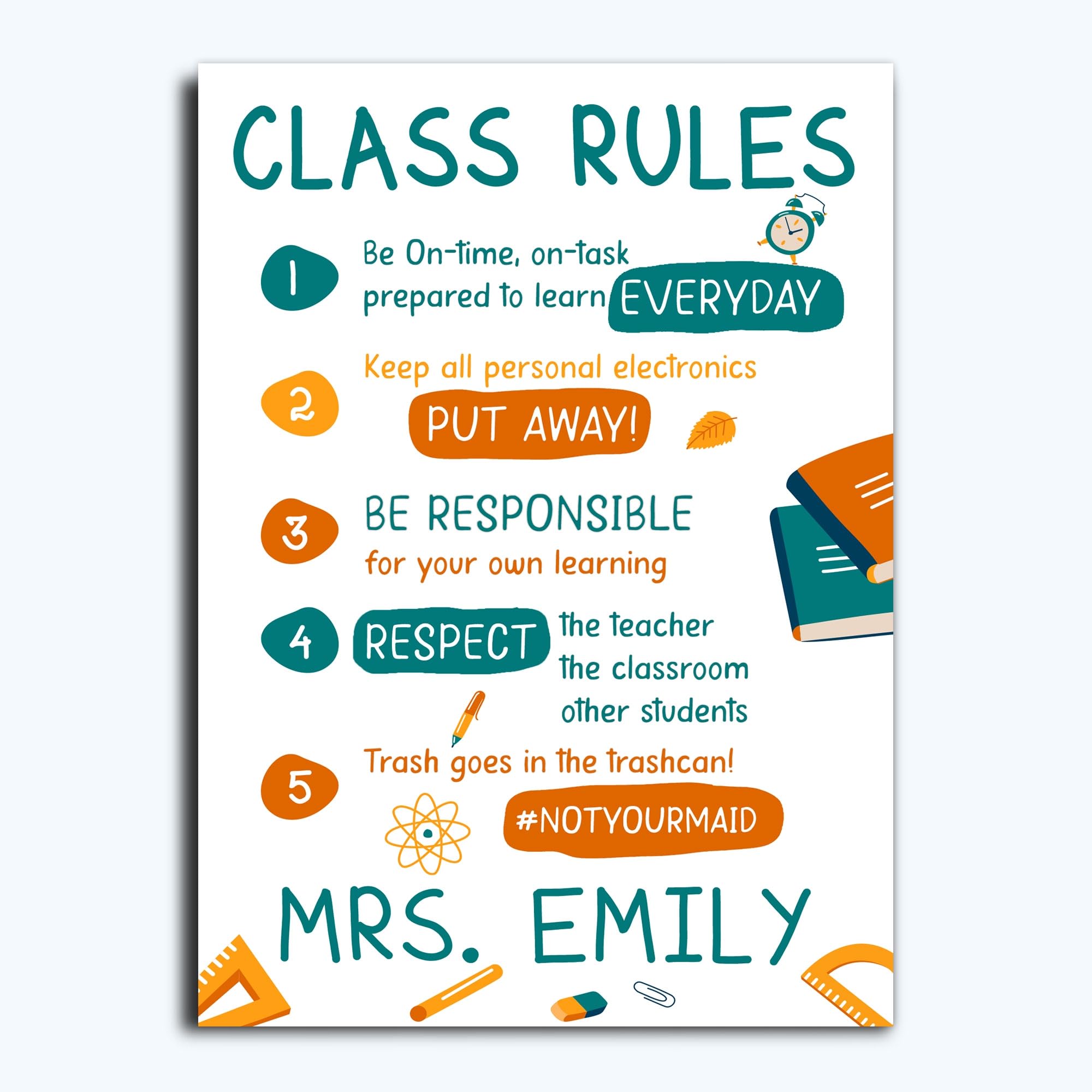 Classroom Rules Poster