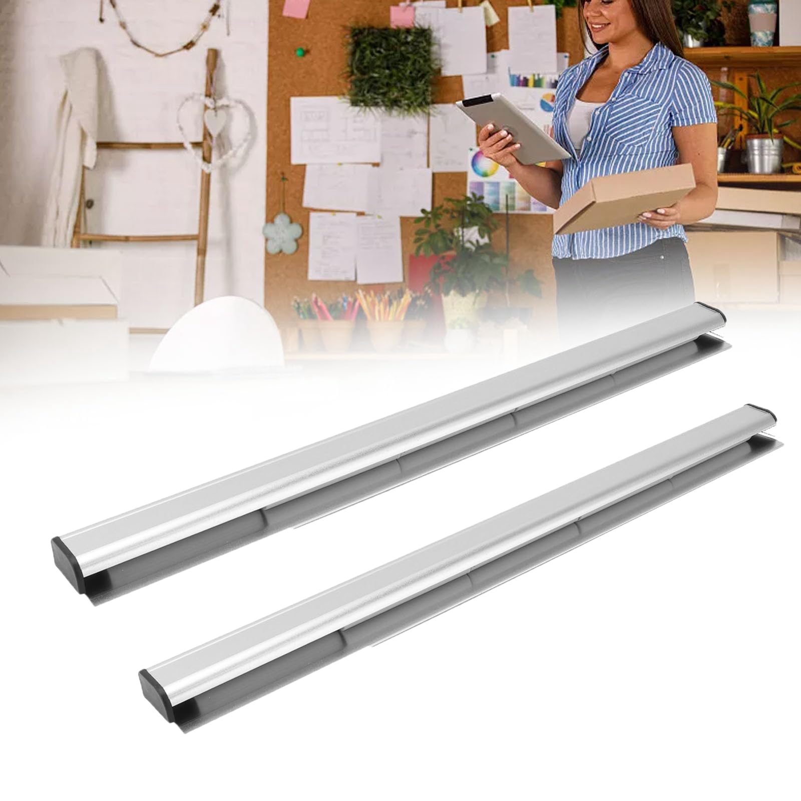 Amazon.com : 2PCS Restaurant Order Ticket Holder,12 Inch Aluminum Wall ...