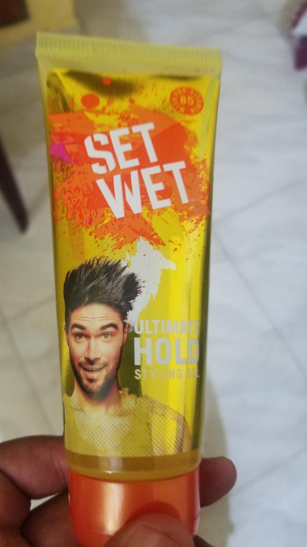 Buy Set Wet Daily Hair Styling Gel for Men Ultimate Hold, Alcohol Free ...