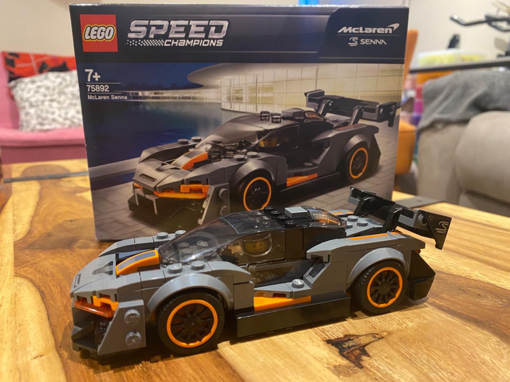 LEGO 75892 Speed Champions Senna McLaren Driver Minifigure Race Car ...