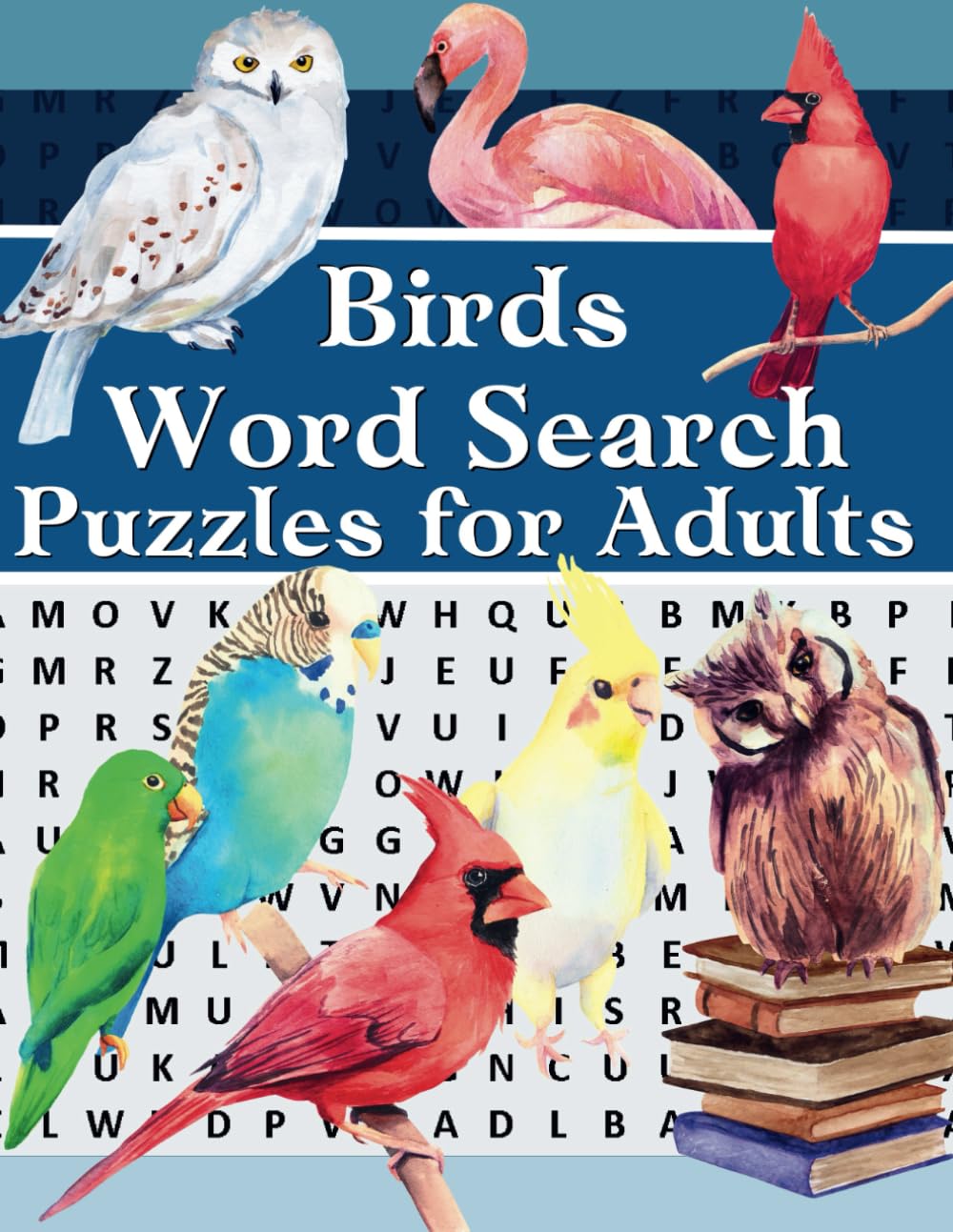 Birds Word Search Puzzles for Adults: Under 5 Dollars Word Search ...