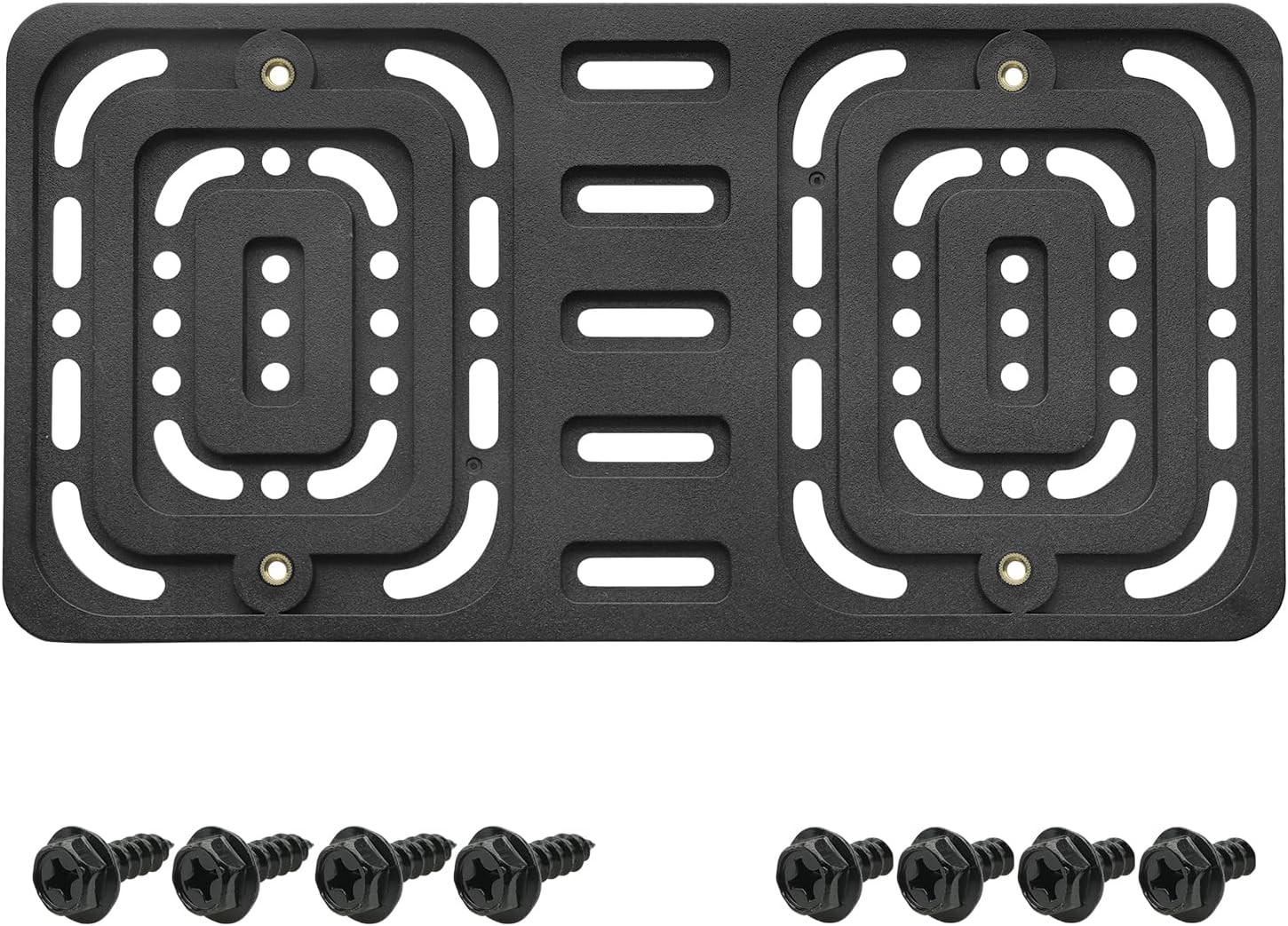 Hikig License Plate Frame Holder - Universal Front/Rear License Plate ...