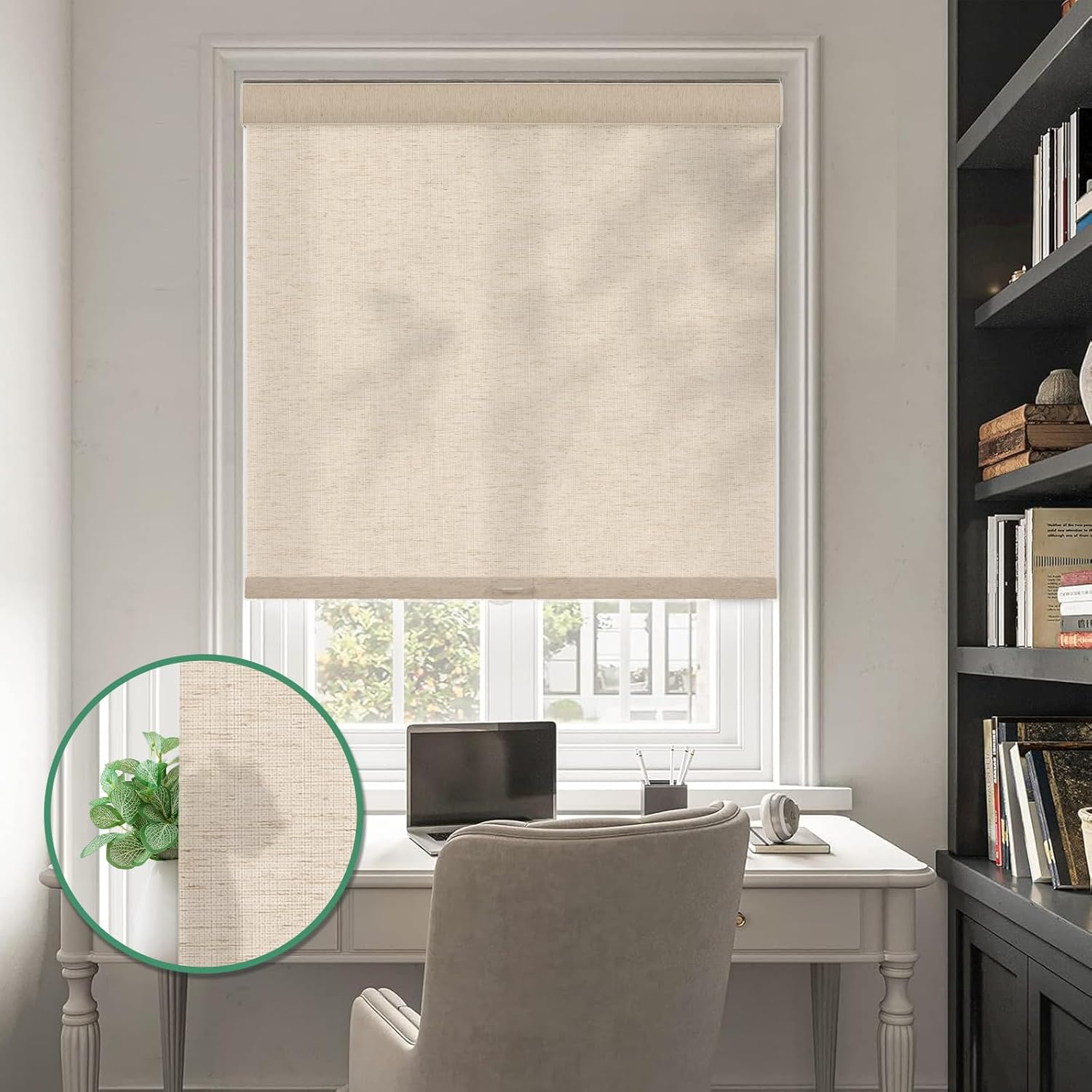 Amazon.com: Tonature Light Filtering Roller Shades Cordless Blinds with ...