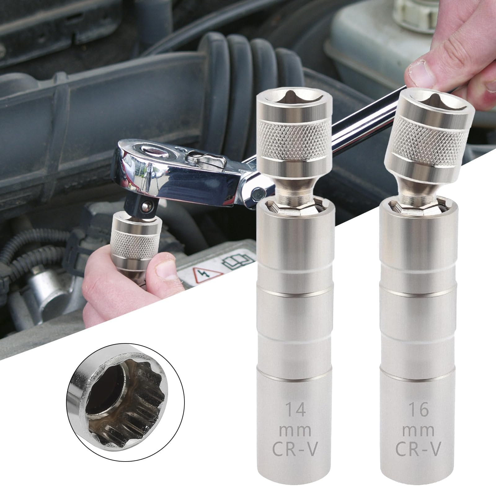 Amazon.com: BILITOOLS 5/8-inch Spark Plug Socket 3/8-inch Drive ...