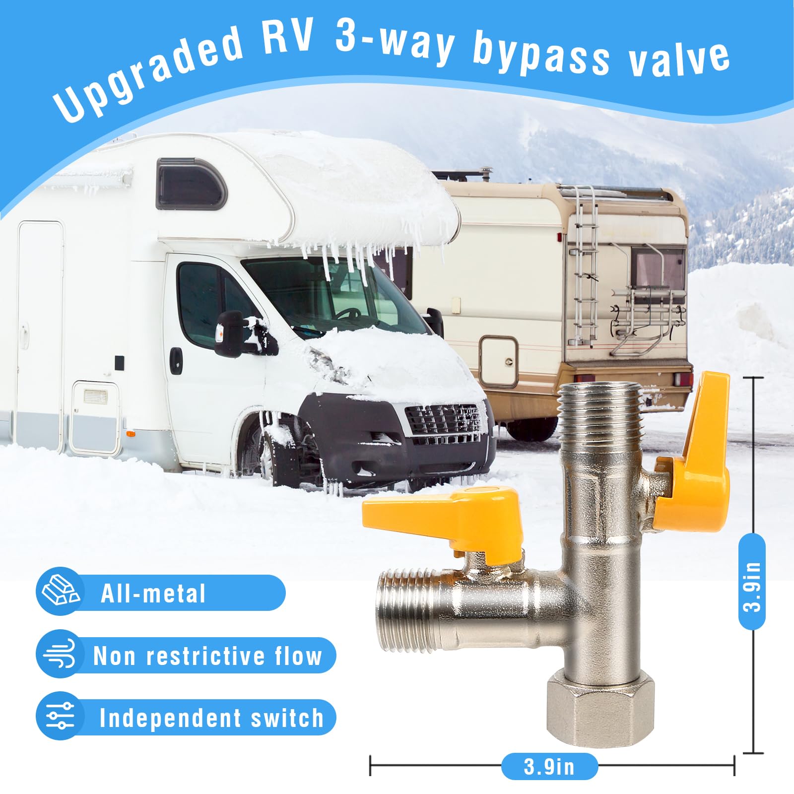 Snapklik.com : VANPET RV 3-Way By-Pass Valve Replacement