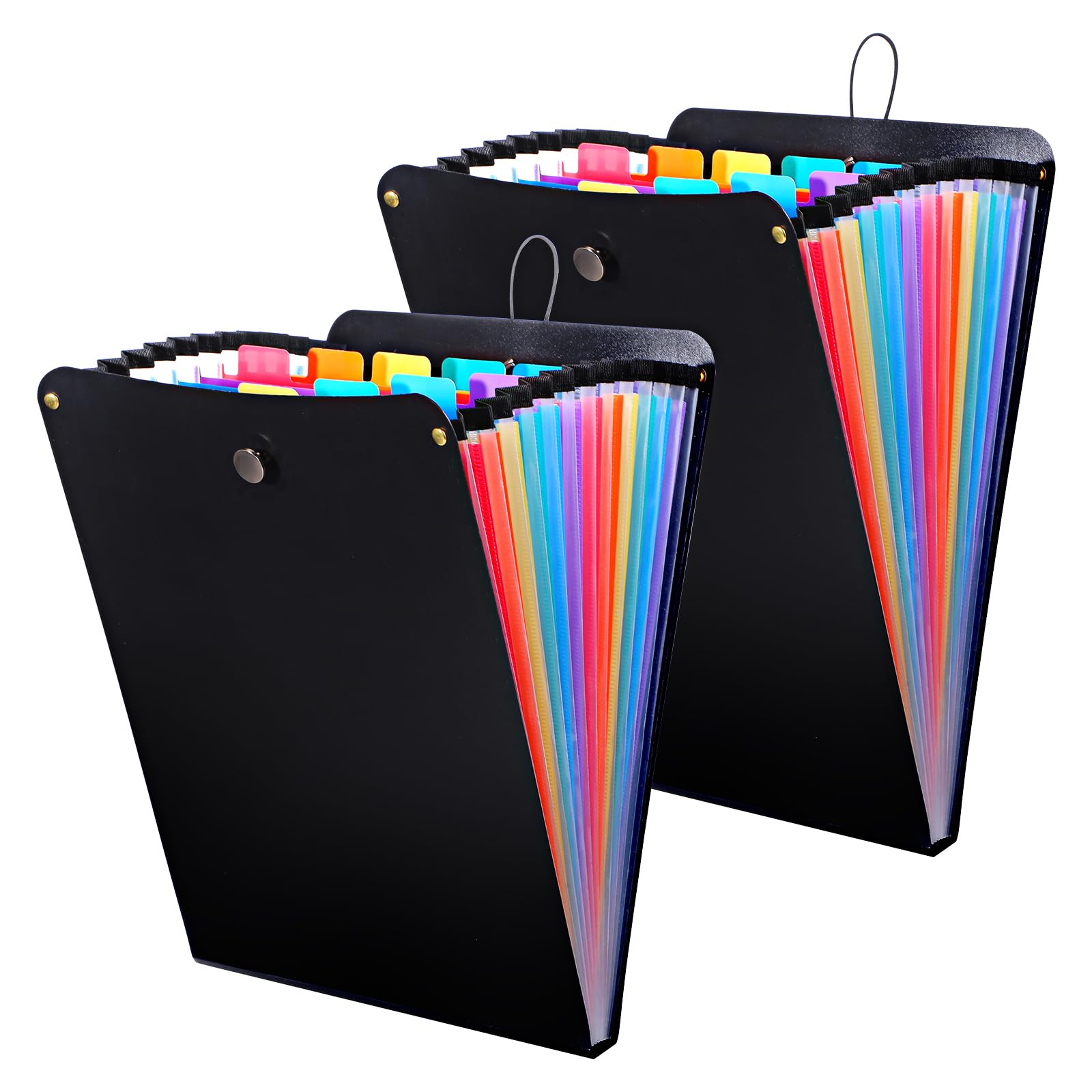 Amazon.com : 2 Pcs Expanding File Folder, 13 Pockets Vertical File ...