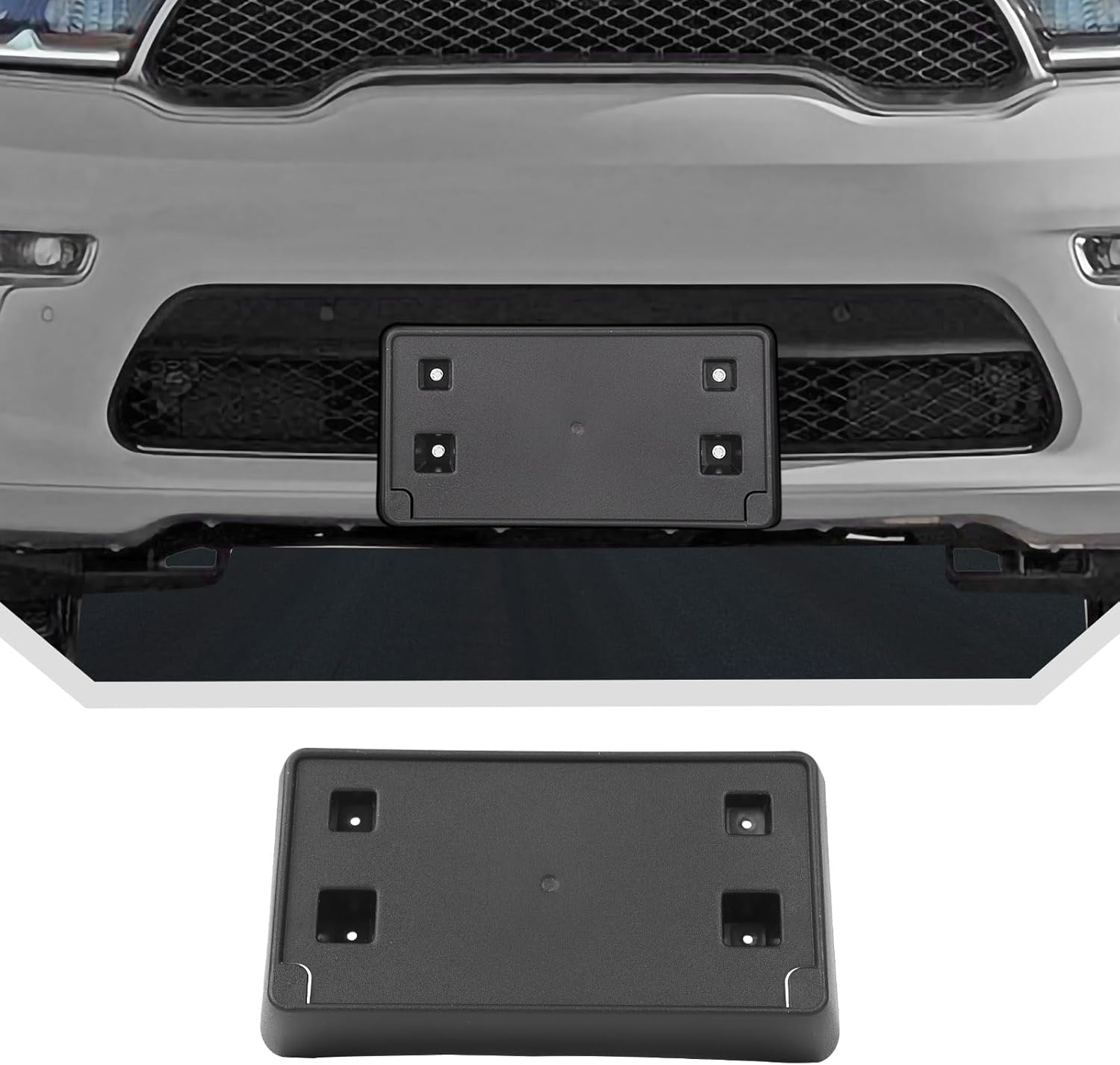 Amazon.com: JeCar Front License Plate Frame Bracket Fit for 2021+ Dodge ...