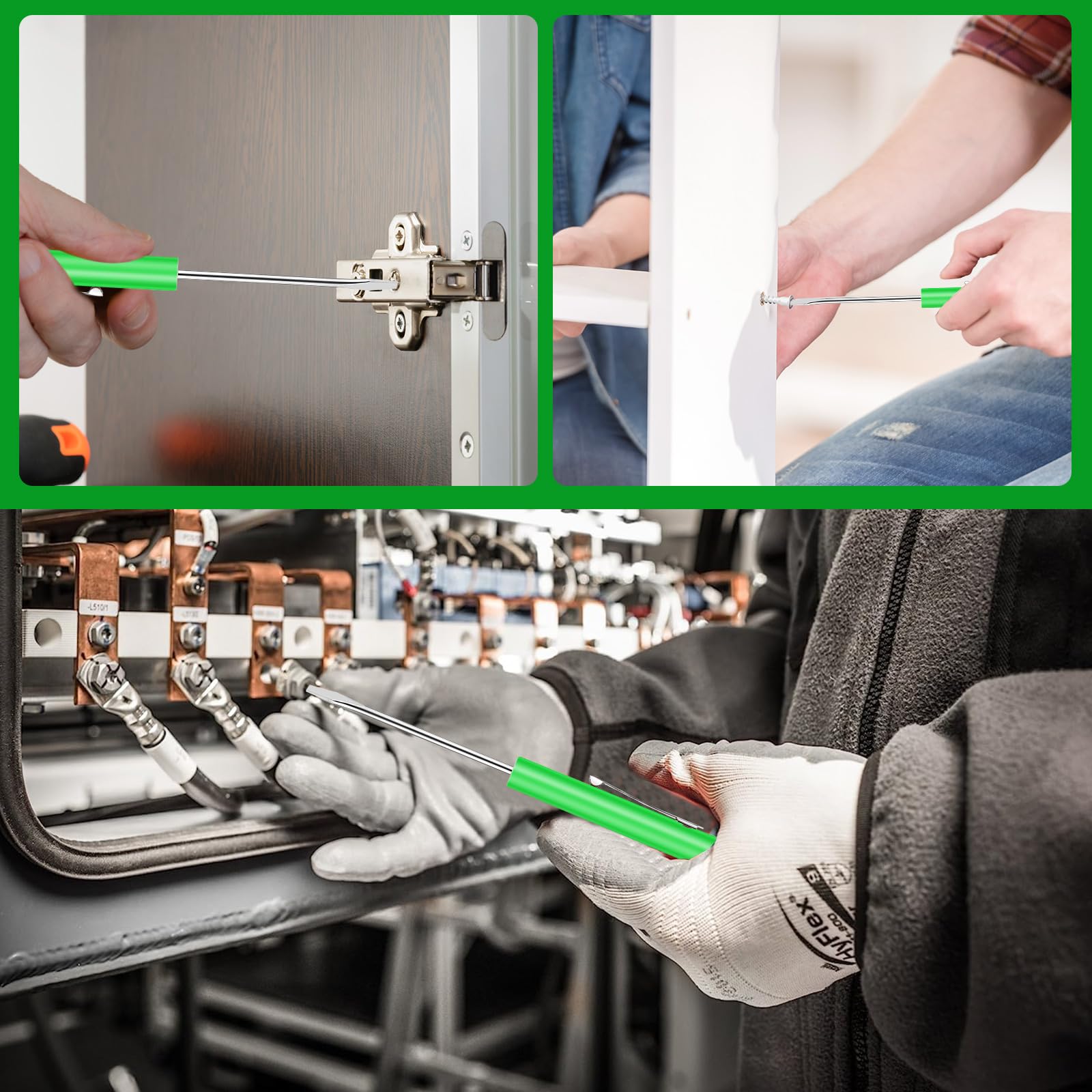 Snapklik.com : 12 Pieces Pocket Screwdriver Mini Tops And Magnetic ...