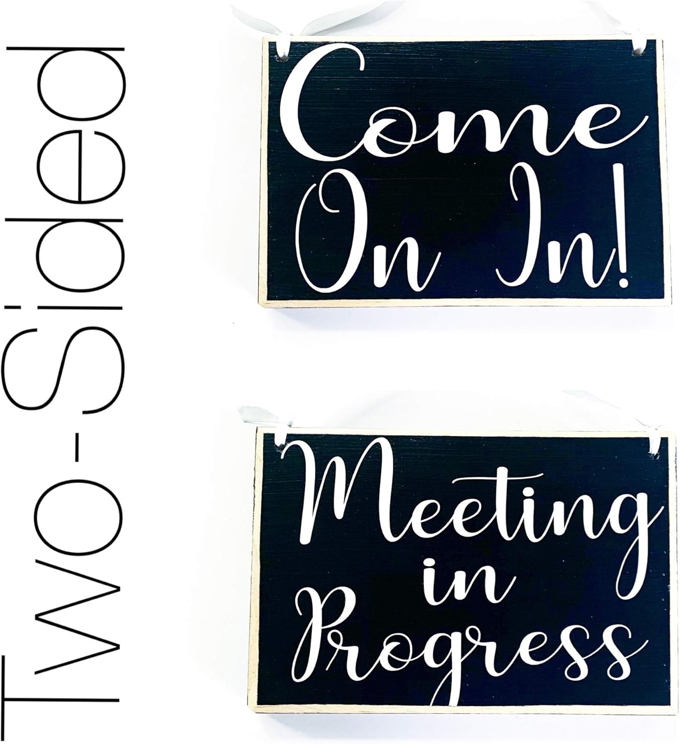 Amazon.com : Designs by Prim Two Sided 8x6 Come On In Meeting In ...