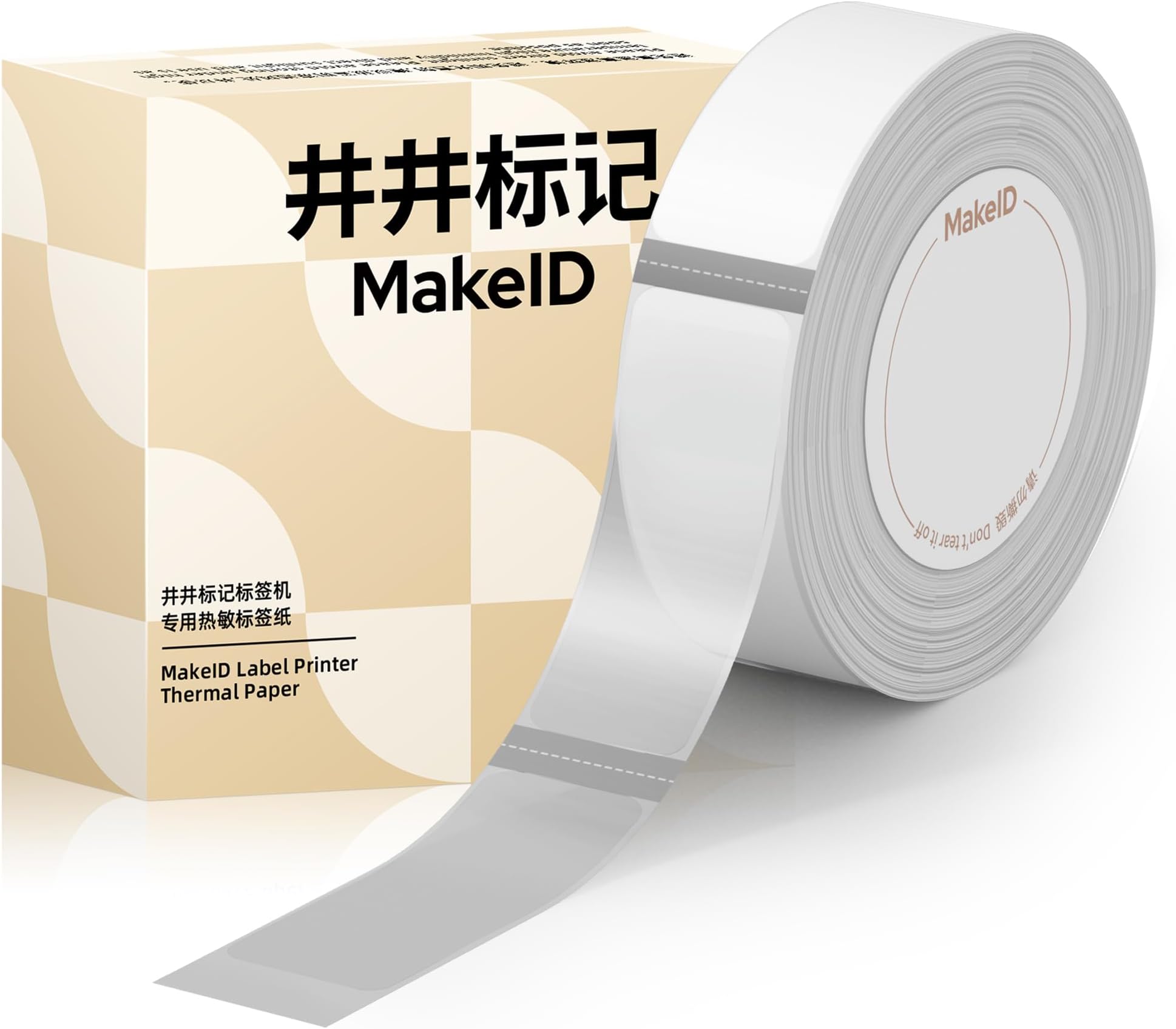 Amazon.com : MakeID S1/S1 PRO Label Tape Transparent, Thermal Paper ...