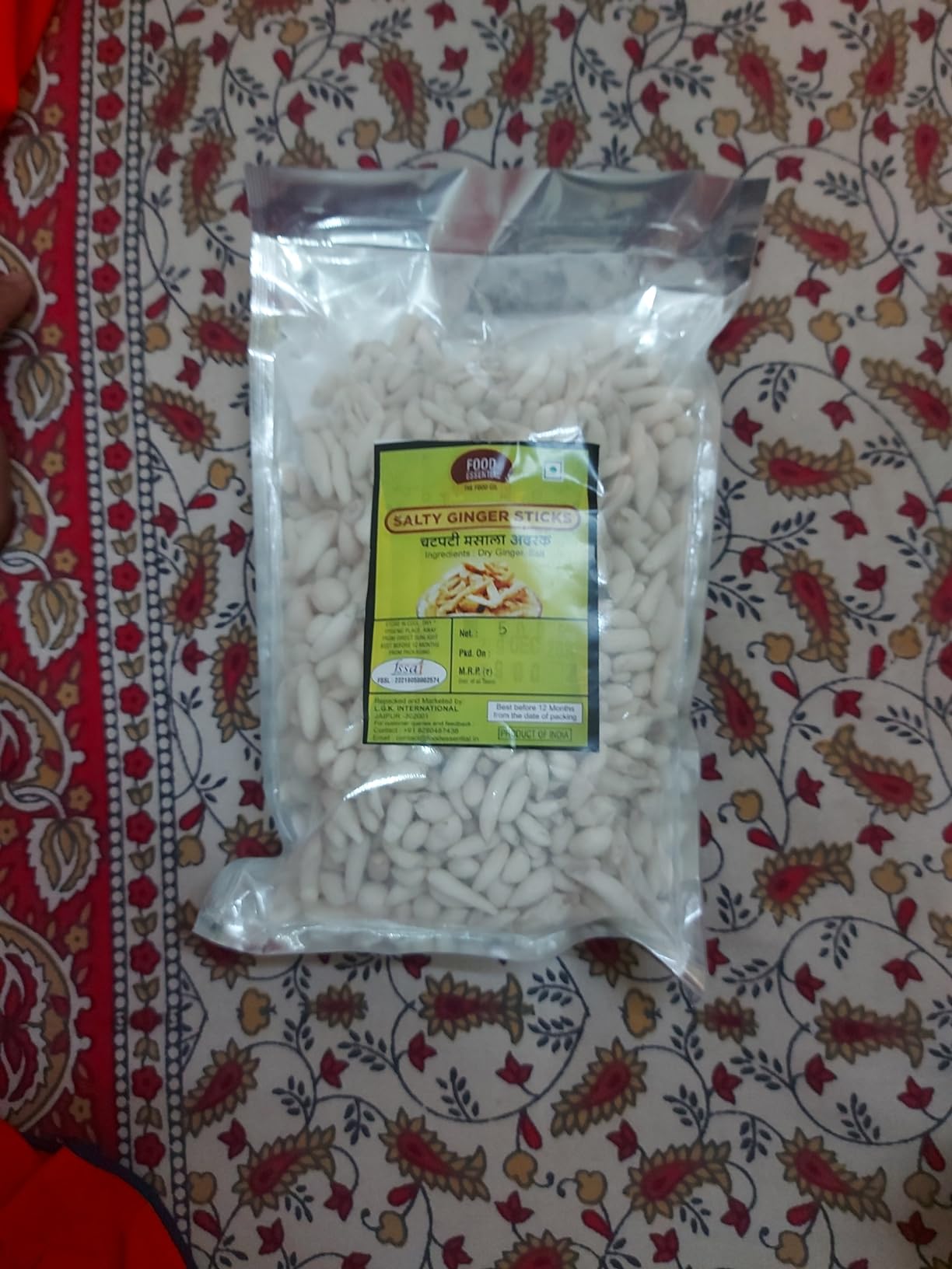 FOOD ESSENTIAL Salty Ginger Sticks 500 gm. : Amazon.in: Grocery ...