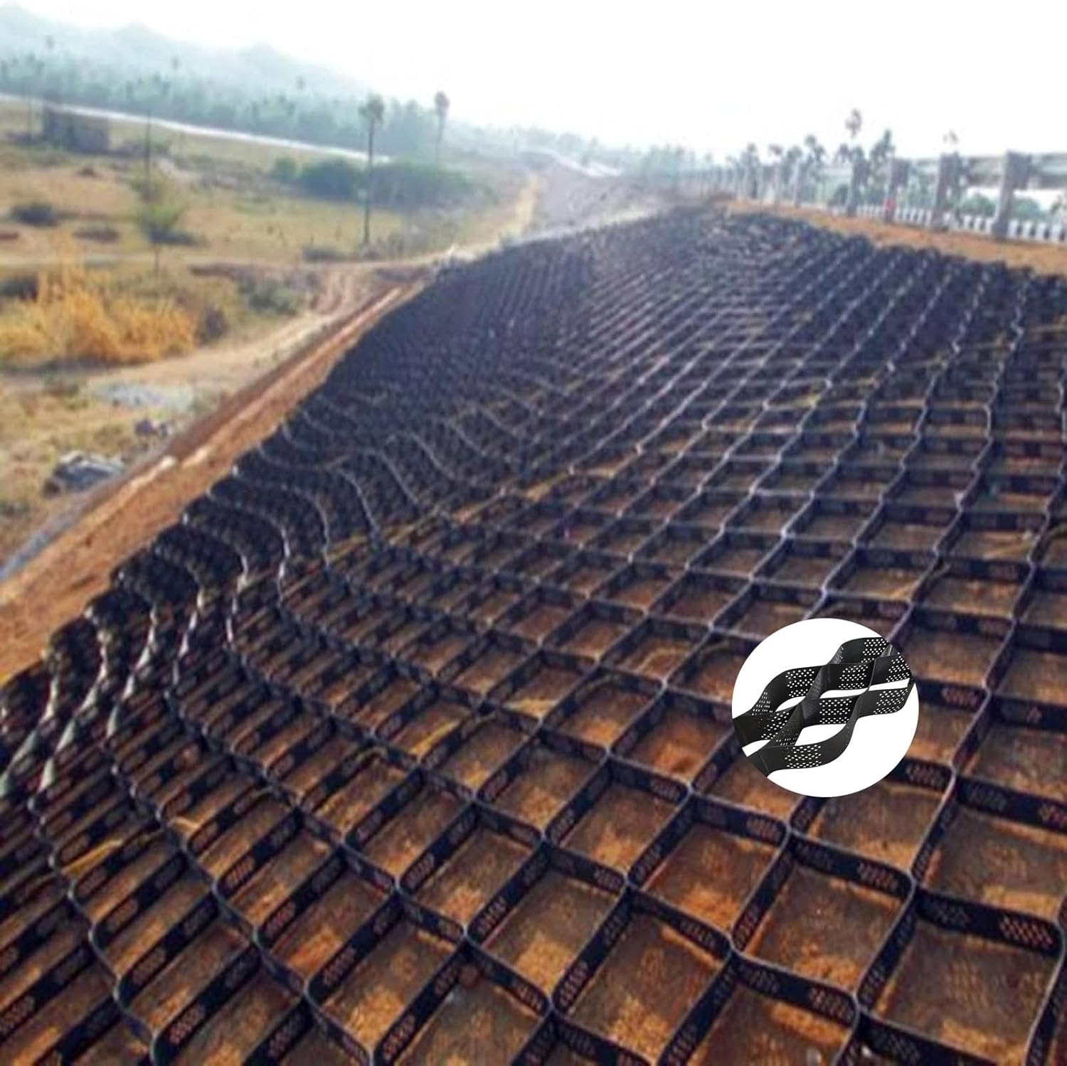 Amazon.com: GSHAOBEN Slope Grid Erosion Control Steep Hillside Driveway ...