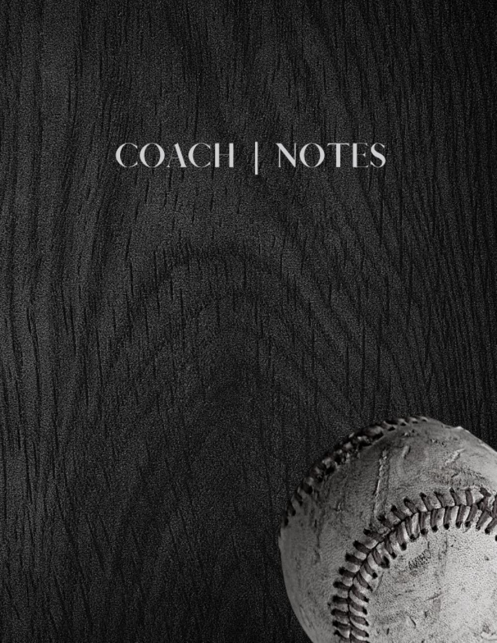 Baseball Coach Notebook: 125 Page Book with Baseball Field Diagrams and ...