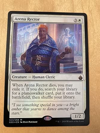 Amazon.co.jp: MTG BBD 競技場の首長 Arena Rector 英語版 FOIL1枚 バトルボンド : スポーツ＆アウトドア