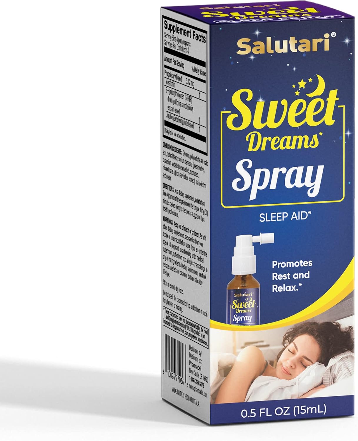 Amazon.com: Sweet Dreams Sleep Aid Oral Spray - Promotes Rest and ...