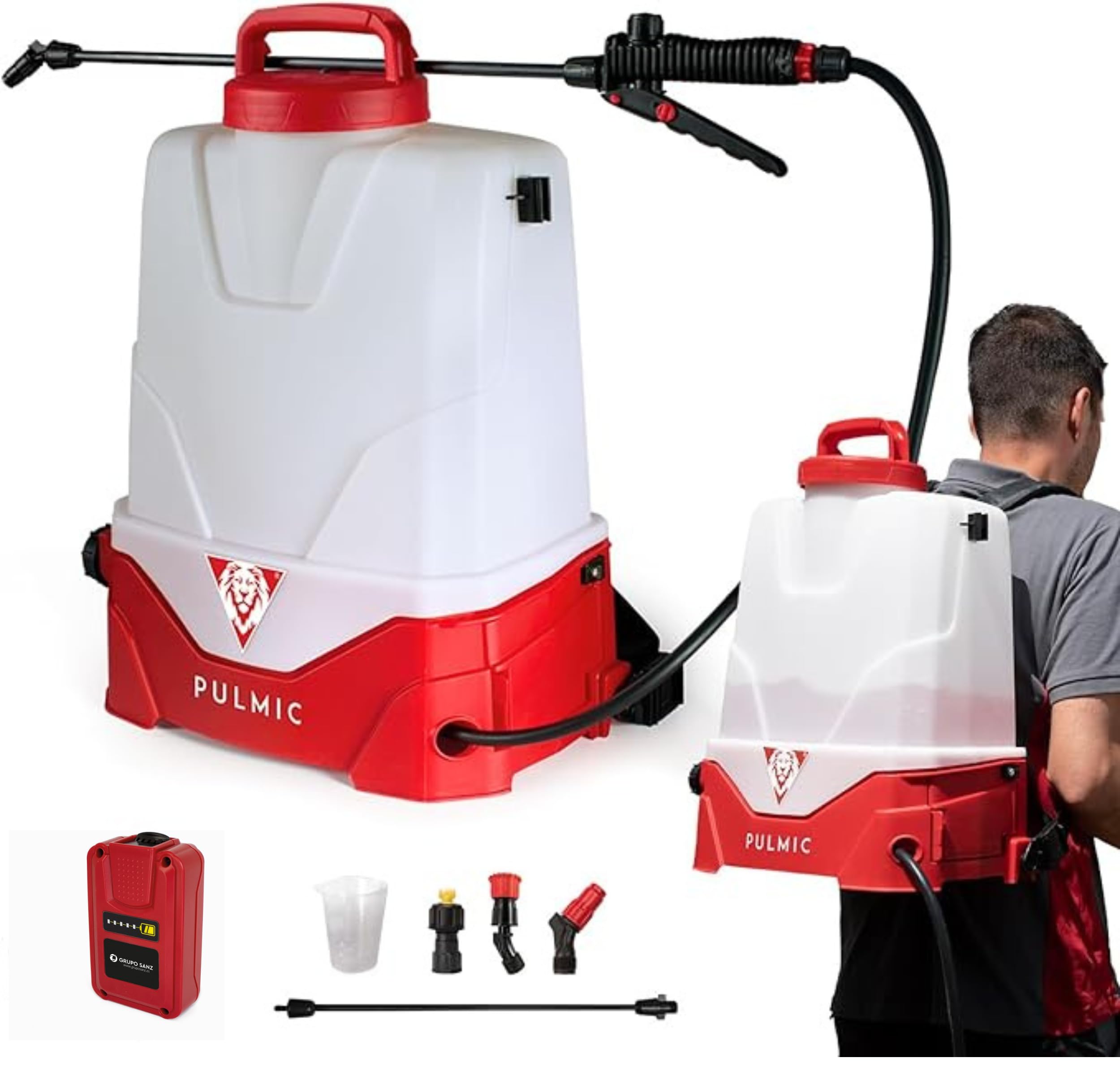Buy Pulmic Peus Backpack Sprayer Battery Powered - 18 Volt - 4 Gallon ...