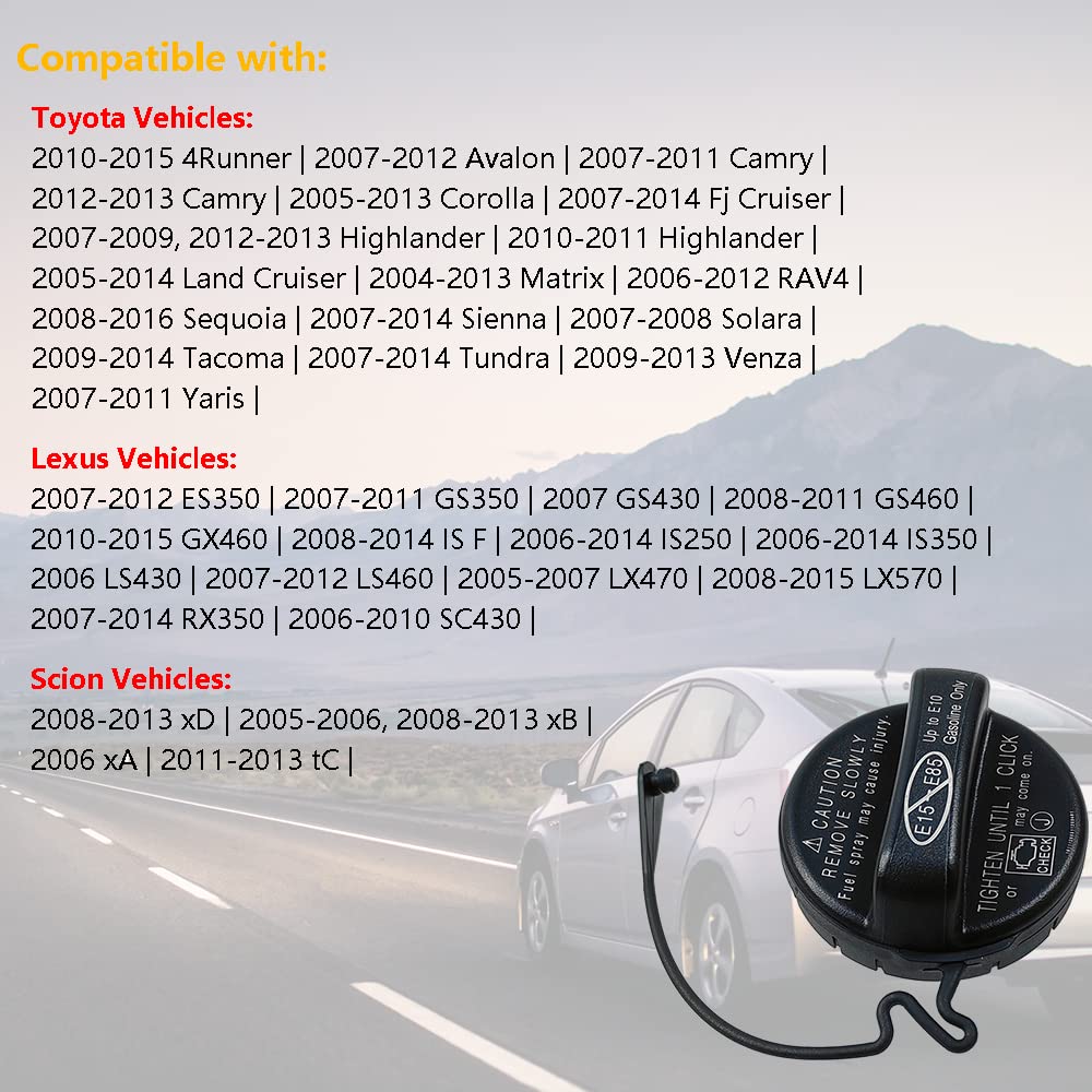Snapklik.com : Fuel Tank Cap Gas Cap Fit For Toyota 4Runner Camry ...