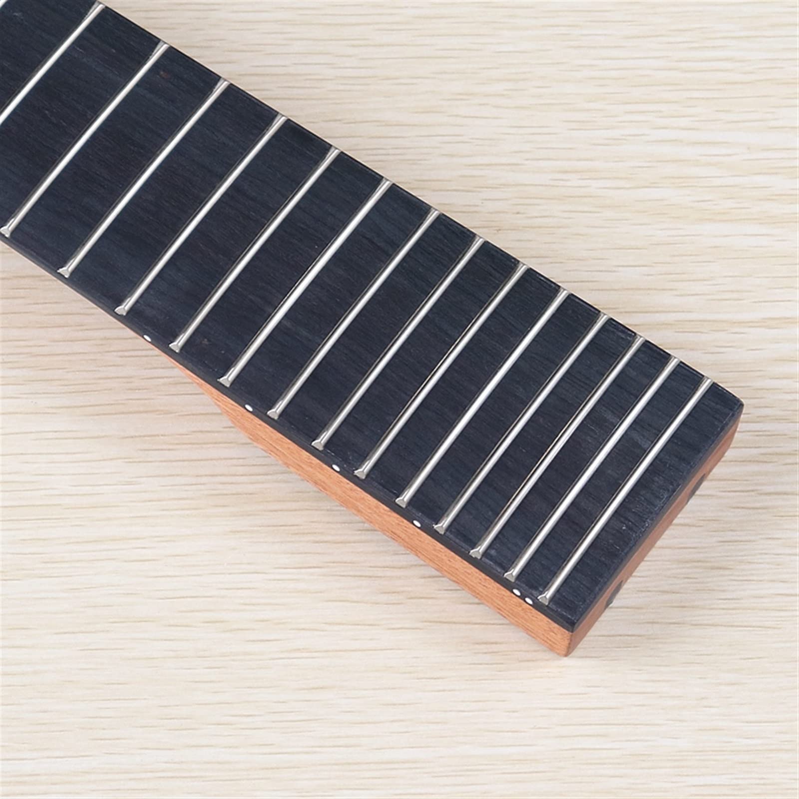 Guitar Neck DIY 8-String Electric - Mahogany, 24 Frets, Unfinished ...