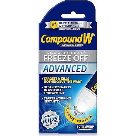 Amazon.com: Compound W Freeze Off Advanced Wart Remover with Accu ...