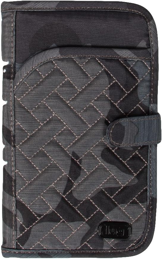 Amazon.com | Lug Tandem Passport Wallet, Brushed Camo Black, One Size ...