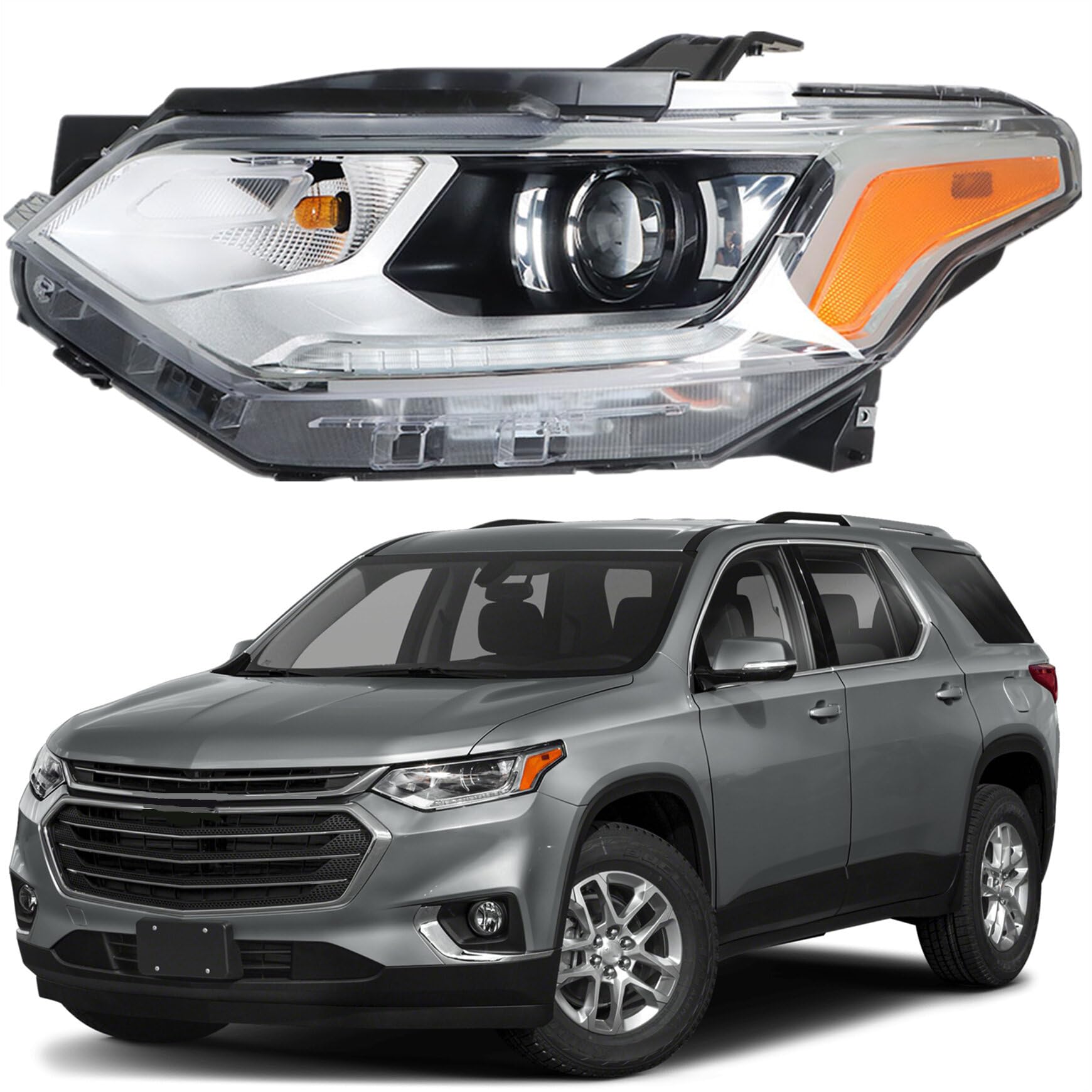 Amazon.com: Silscvtt Replacement for 2018 2019 2020 2021 Chevy Traverse ...